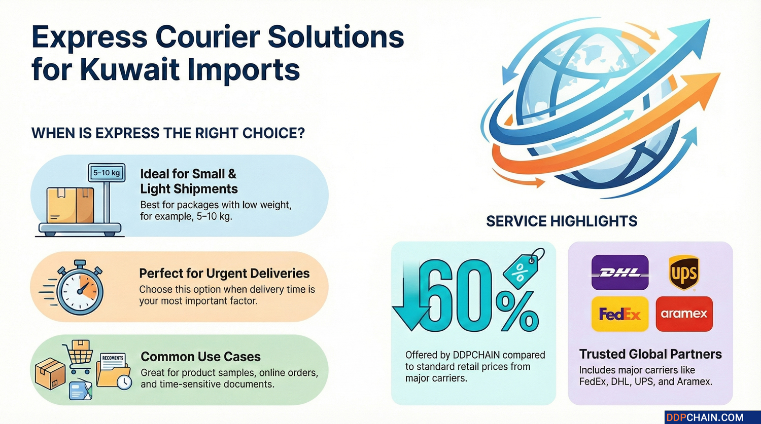 Shipping from China to Kuwait Costs 2026 | Air, Sea, DDP