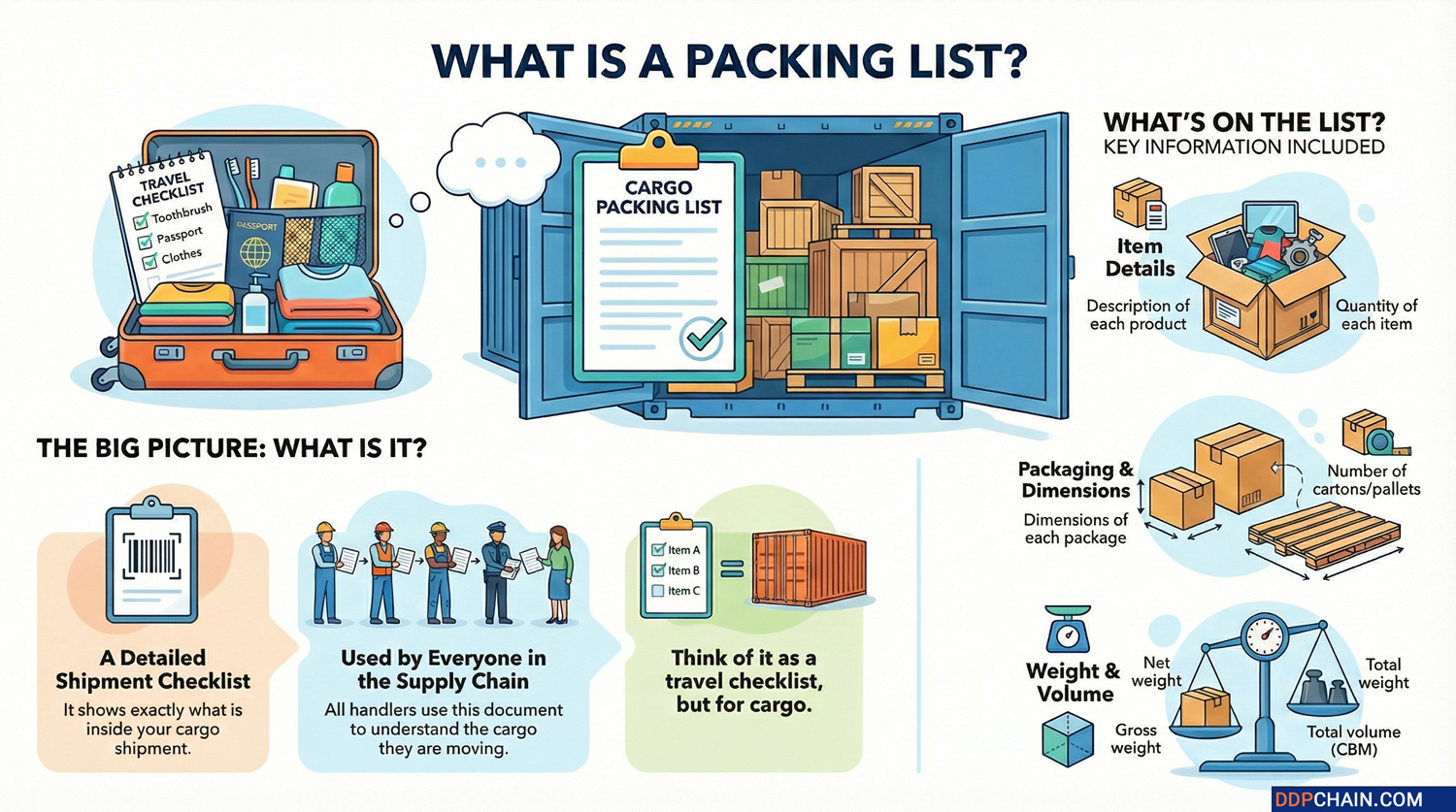 Packing List: Complete Guide for Shipping From China
